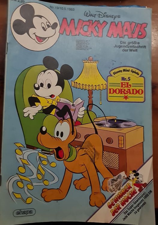 Micky Maus Zeitschrift Nr.19/1983 - Sammlerstück! (Gebraucht) in Buchs ...