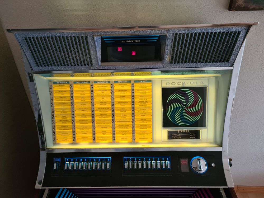 MUSIKBOX JUKEBOX ROCK-OLA 445 revidiert (Gebraucht) in Zürich für CHF ...