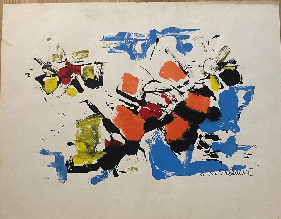 Sehr Interessante Mischtechnik Unl.Sig (Gebraucht) in Root für CHF 5 – mit Lieferung auf Ricardo ...