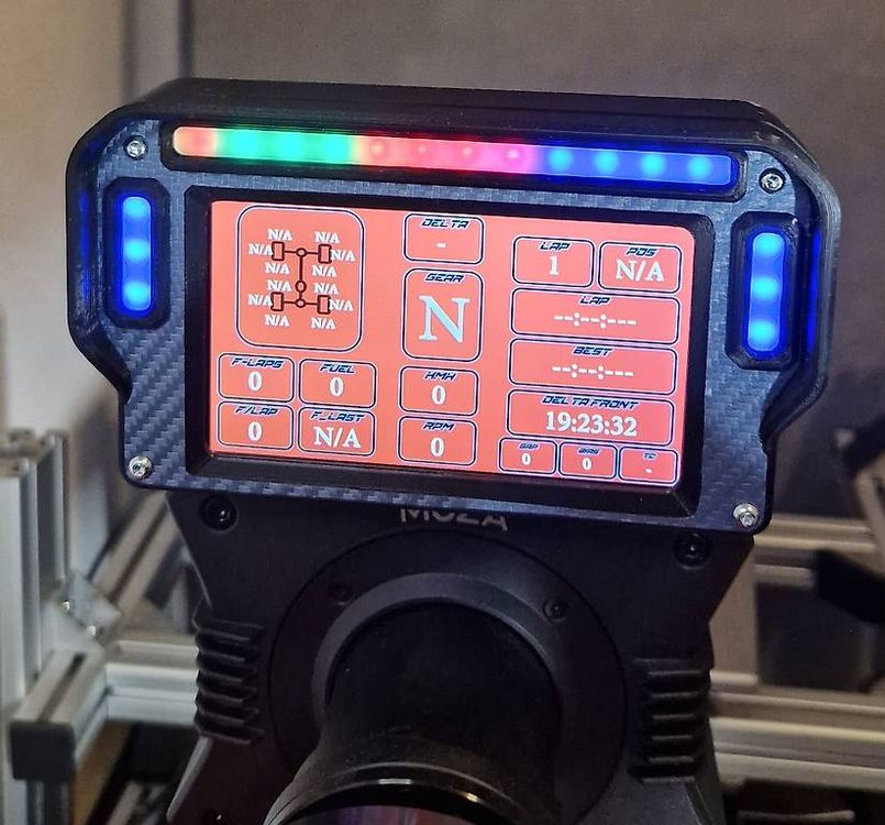 Sim Display Dashboard 5" Fanatec Simucube Moza PC (Gebraucht) in ...