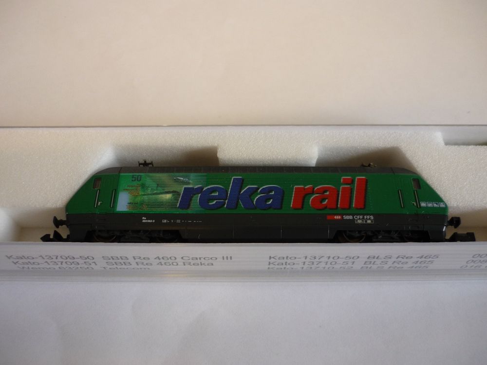KATO SBB Re 460 LOKOMOTIVE REKA/RAIL SPUR N | Kaufen auf Ricardo