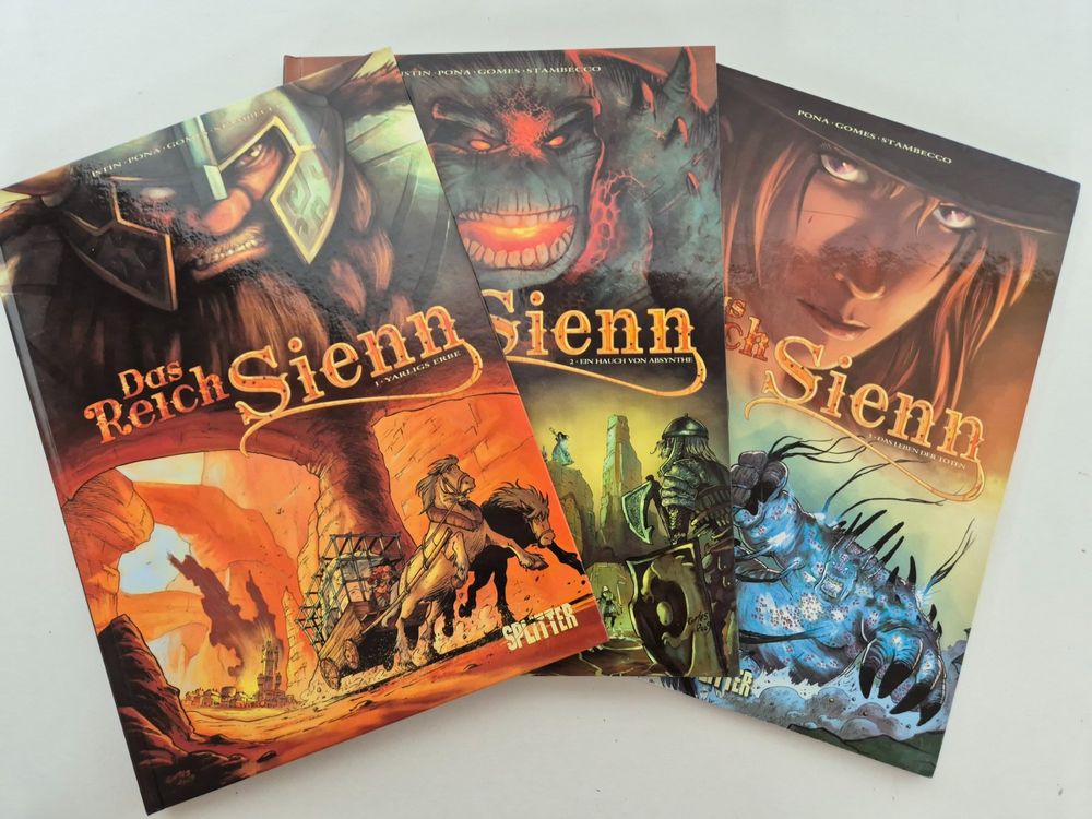 Das Reich Sienn Comic Bücher 3er Set - Splitter (1, 2 & 3) (Neu (gemäss ...