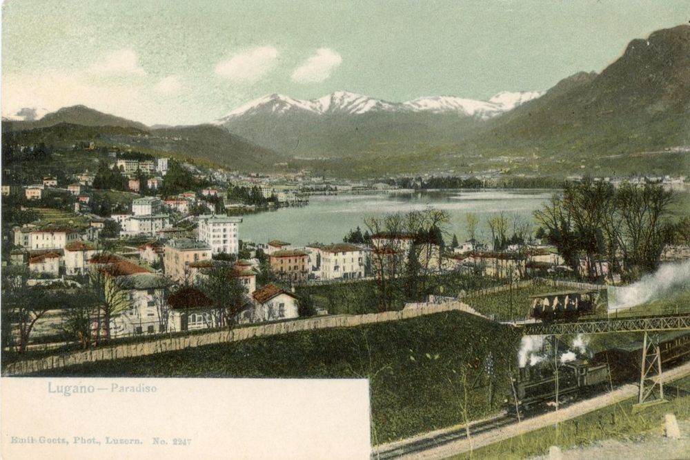 Lugano - Paradiso TI - Dampfeisen- und Zahnradbahn (Gebraucht) in Niedergesteln für CHF 5.85 ...