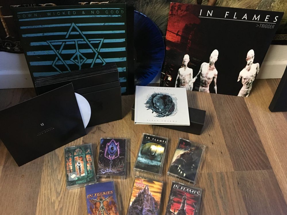 SAMMLUNG IN FLAMES KASSETTEN & VINYL & PIC.DISC & BOX..EC.. (Neu ...