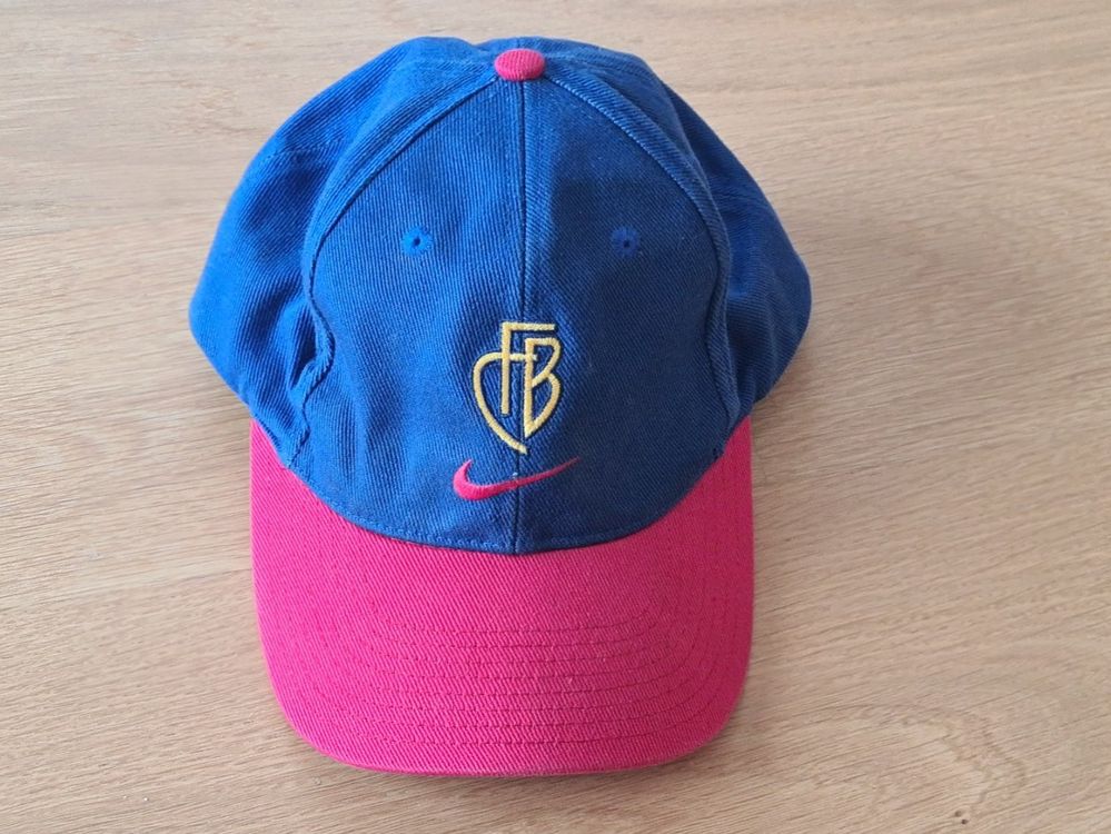 Vintage FCB / FC Basel Mütze Cap Nike 90er Jahre (Gebraucht) in ...