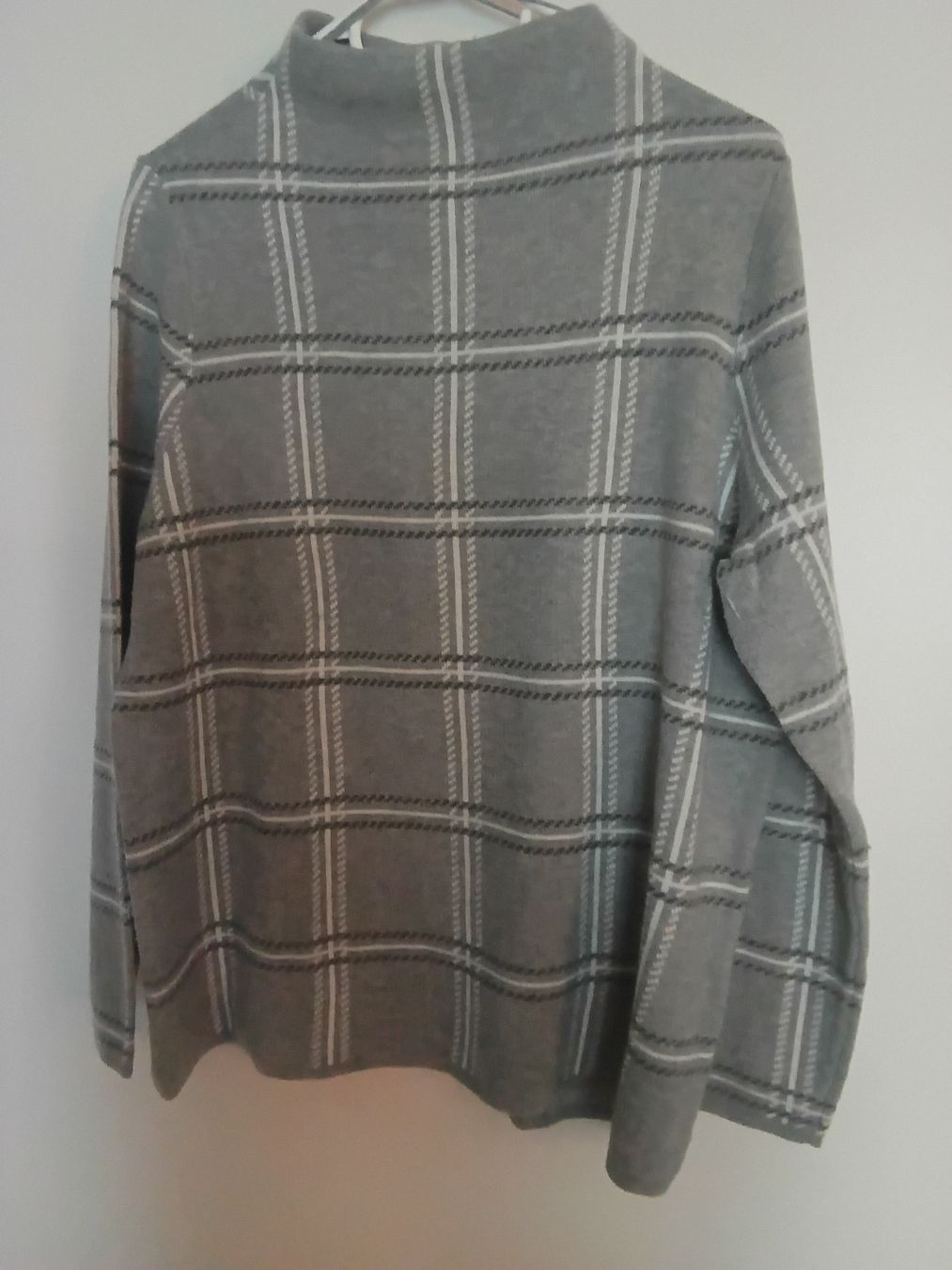 C&A Strickpullover im Karodesign, Grau, Gr. M, Top Zustand! (Neu ...
