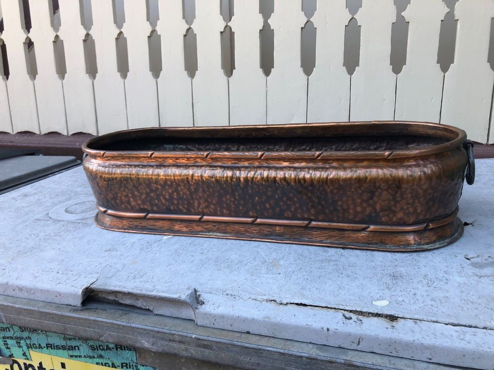 Blumen Kupfertrog | Kaufen auf Ricardo