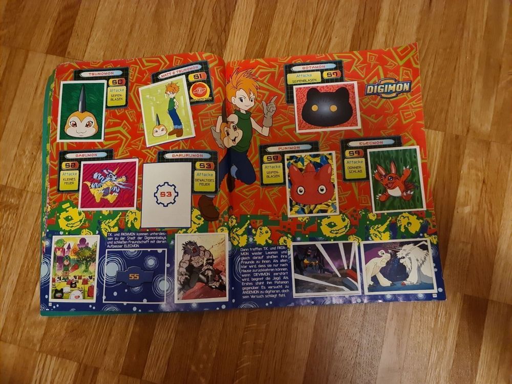 Panini Digimon Stickeralbum 2000 Jahr!!! (Neu (gemäss Beschreibung)) in ...