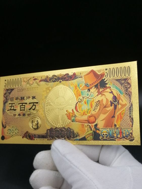 ♦One Piece♣ Anime Gold Banknote (Neu und originalverpackt) in Dübendorf ...
