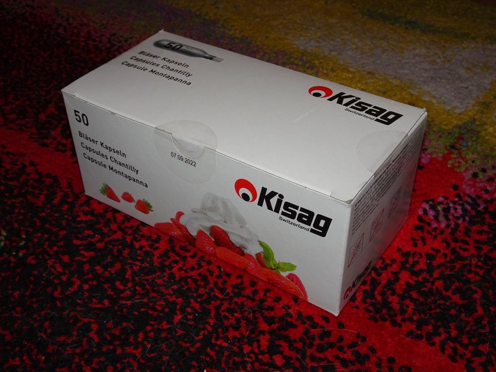 Kisag 50er Pack Rahmbläser Kapseln (Neu und originalverpackt) in Dietikon für CHF 18 – mit ...