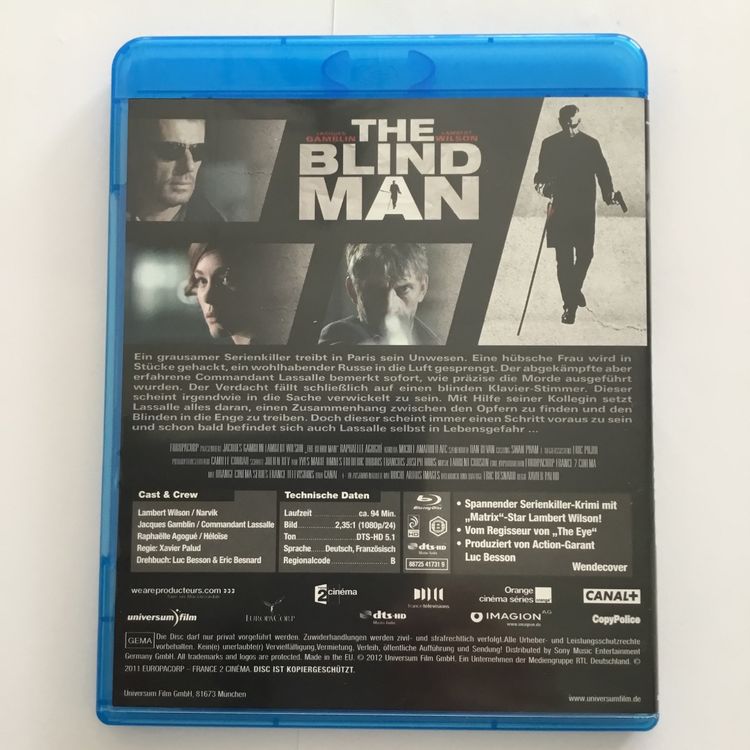 📀 The Blind Man Blu Ray 📀 (Neu (gemäss Beschreibung)) in Blauen für CHF 4.9 – mit Lieferung auf ...