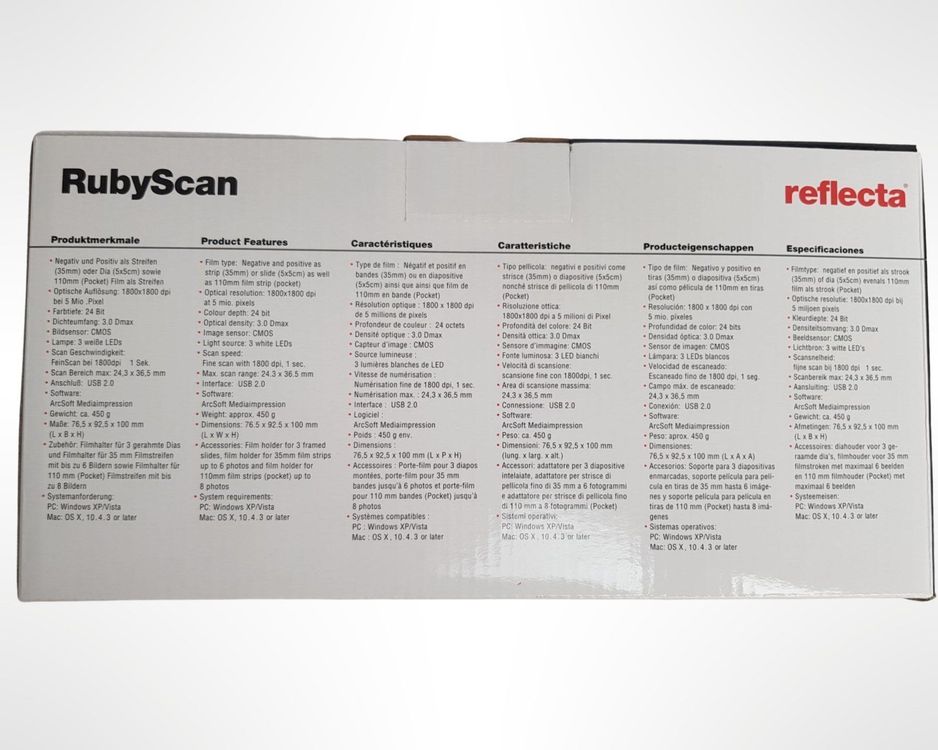 REFLECTA Ruby Scan Film-/Diascanner | Kaufen auf Ricardo
