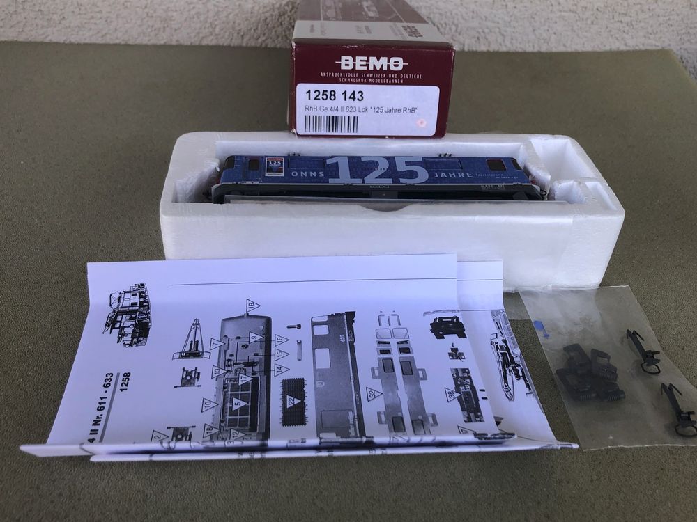 BEMO 1258 143 RhB Ge 4/4 II 623 H0m analog (Gebraucht) in Echandens für ...