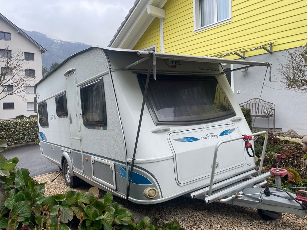 TEC Travel King Caravan, guter Zustand, m. Mover (Gebraucht) in Arth ...