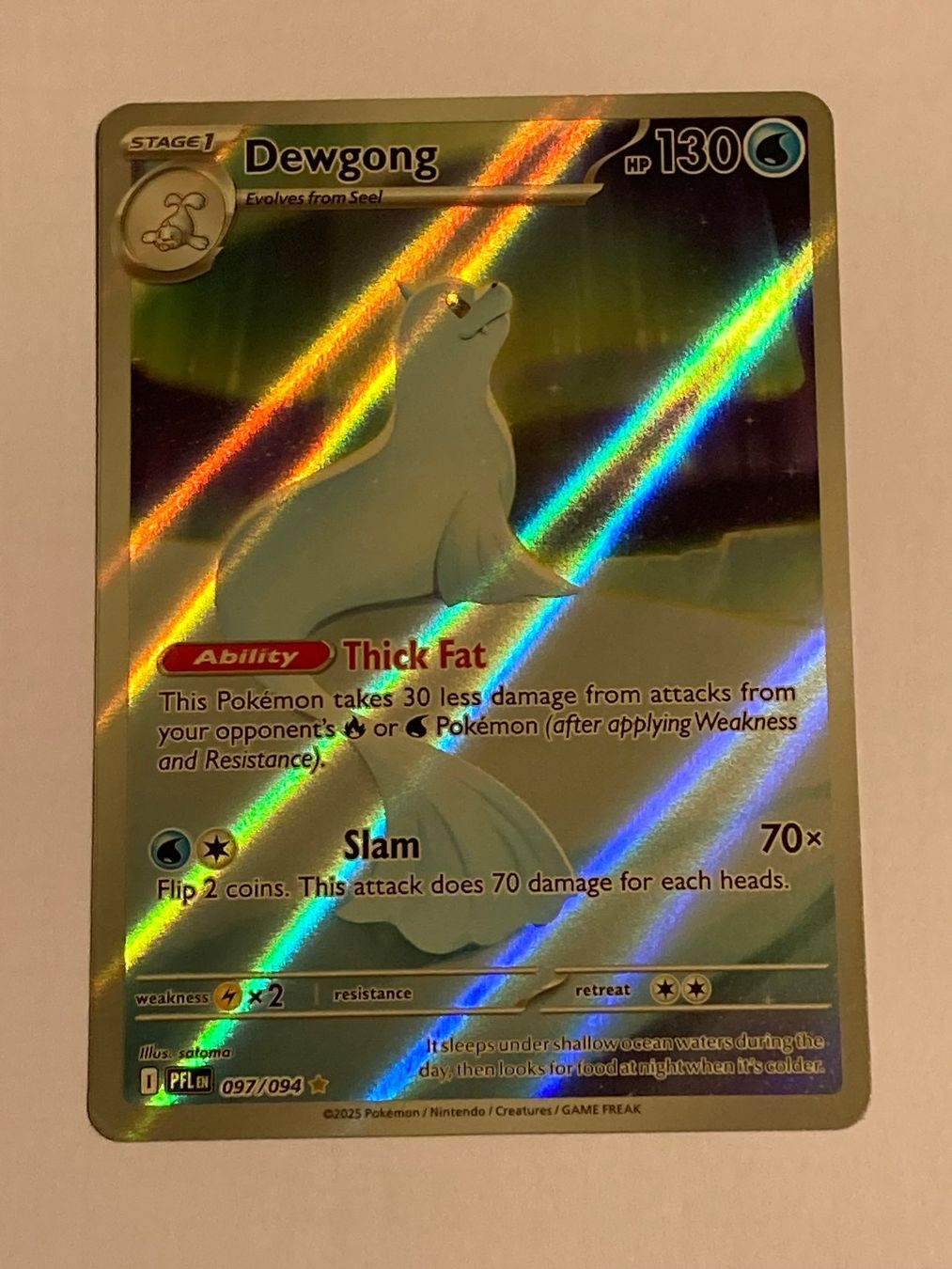 Pokemon PHANTASMAL FLAMES Dewgong 097 / 094 🇬🇧 EN (Neu (gemäss ...