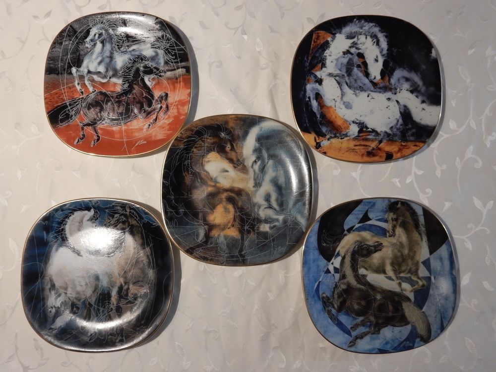 Rosenthal Porzellanteller/Die dynamischen Pferde | Kaufen auf Ricardo