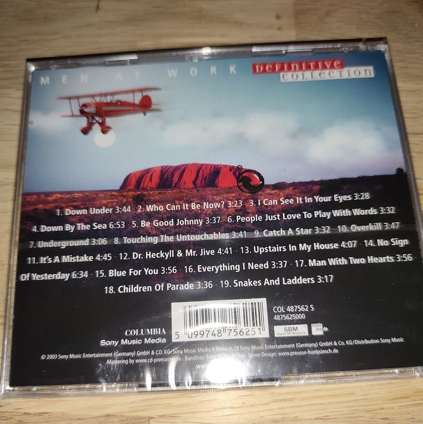 Men at Work - Definitive Collection CD - NEU (Neu und originalverpackt ...