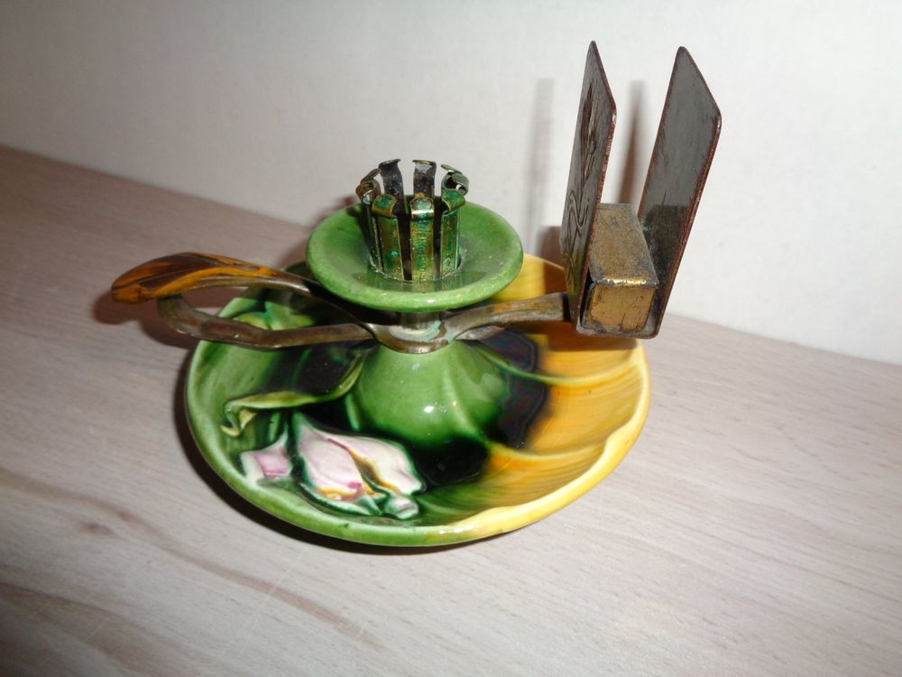 ANTIK JUGENDSTIL KERZENHALTER KERZENSTÄNDER KERAMIK RARITÄT (Gebraucht) in Henggart für CHF 25 ...