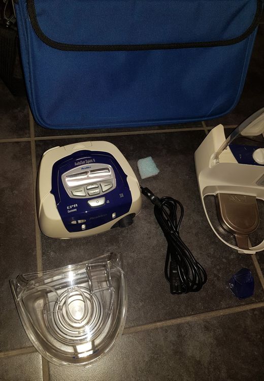 ResMed S8 AutoSet Spirit II + H3i Respiratory Apnoe CPAP (Gebraucht) in ...