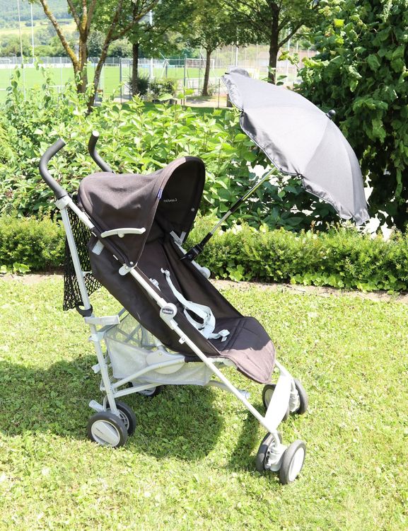 CHICCO BUGGY "LONDON" FARBE BLACK MIT DIVERSEM ZUBEHÖR (Neu (gemäss Beschreibung)) in Wangen b ...