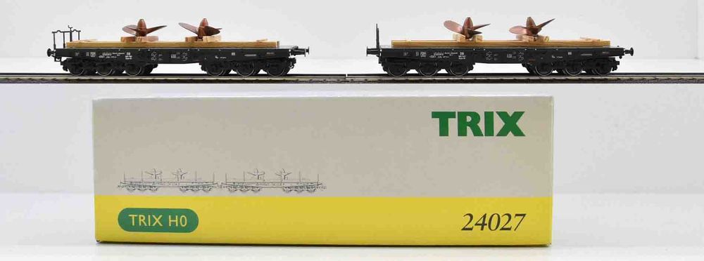 Trix 24027 Schwerlastwagen-Set 2-tlg mit Ladegut H0 GS OVP | Kaufen auf ...