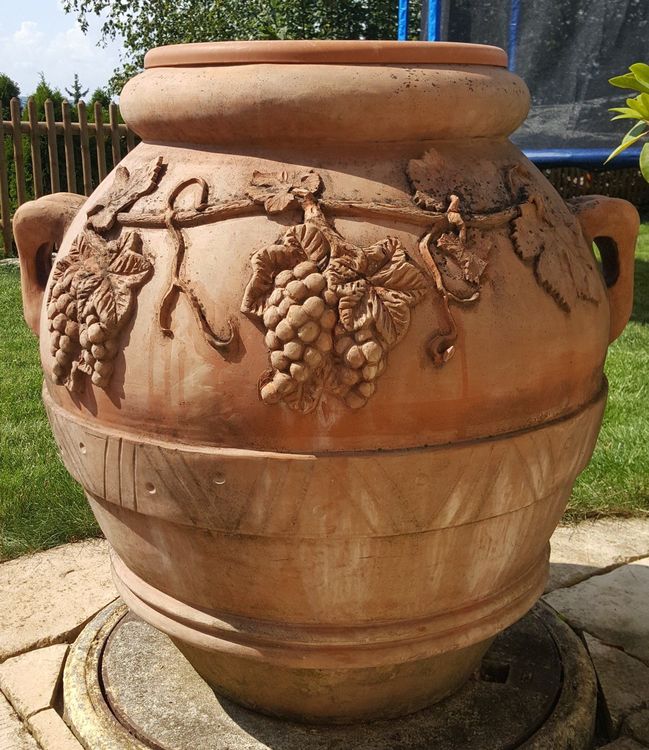 Terracotta Vase/ Amphore | Kaufen auf Ricardo