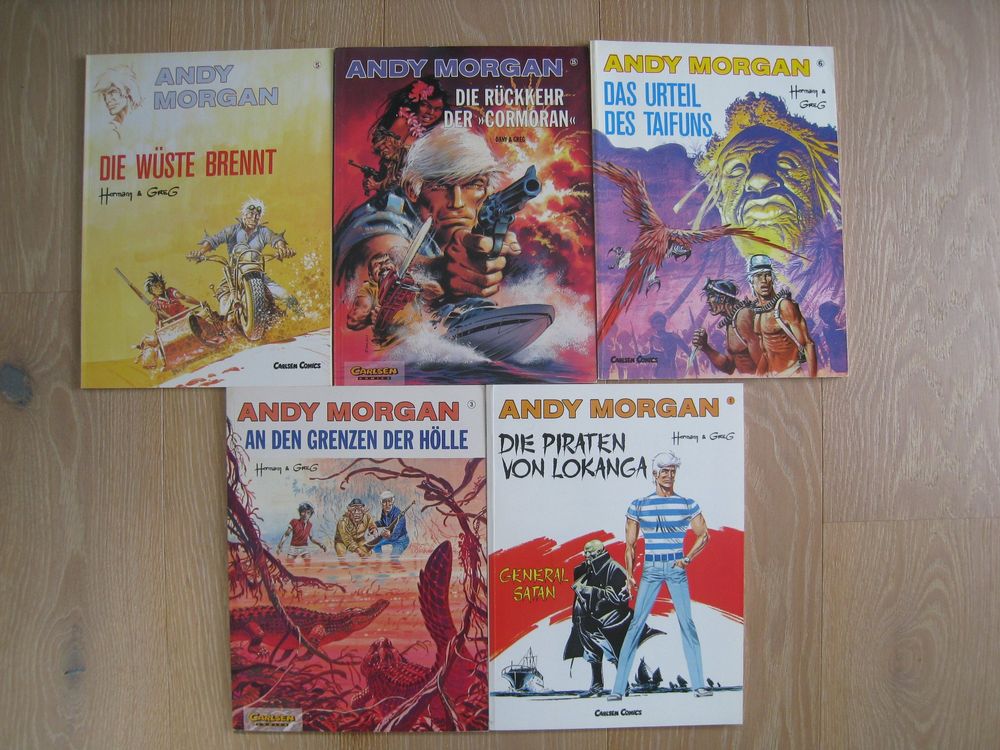 5 Comics Andy Morgan (Gebraucht) in für CHF 25 – mit Lieferung auf Ricardo kaufen