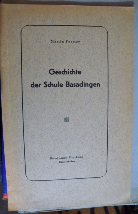 Geschichte der Schule Basadingen (Gebraucht) in Hauenstein für CHF 9 – mit Lieferung auf Ricardo ...