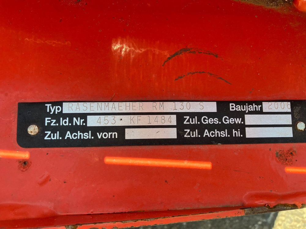 Mähwerk und Sammelbehälter zu Aebi Terracut TC07,Rasant… (Gebraucht) in ...