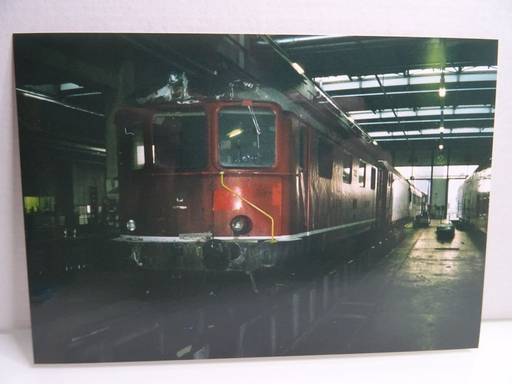 Foto SBB Re 4/4I 10032 Abbruch Lokomotive Depot Basel 8.2002 | Kaufen auf Ricardo