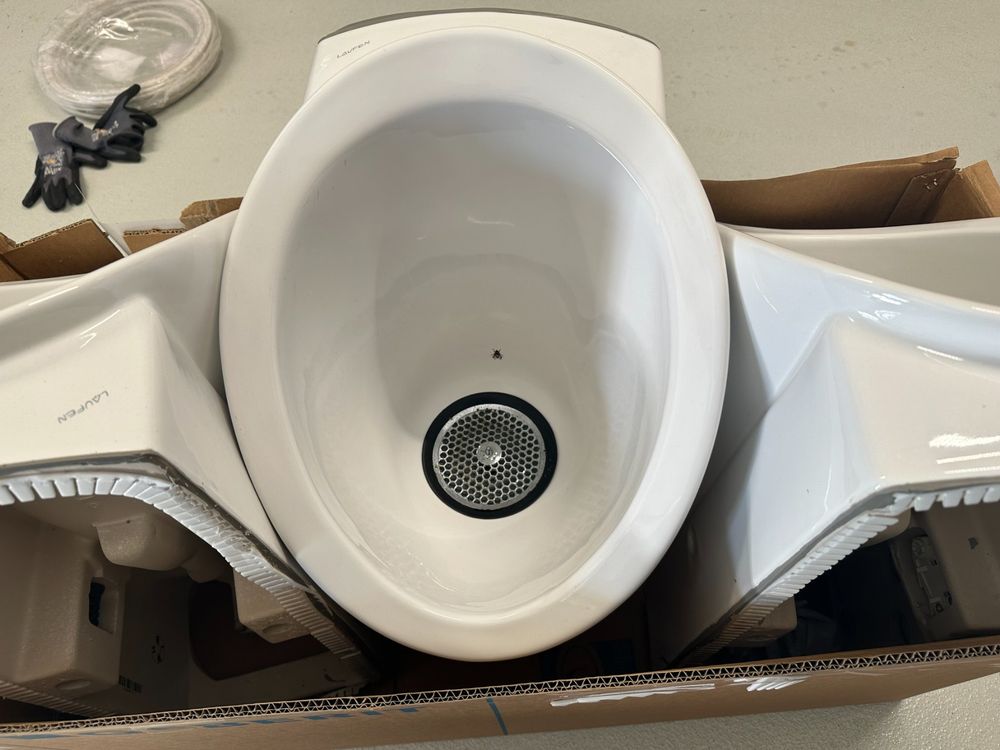 Geberit Urinal Pissoir wasserlos inkl.3Stk. neue Aktivfilter (Gebraucht ...