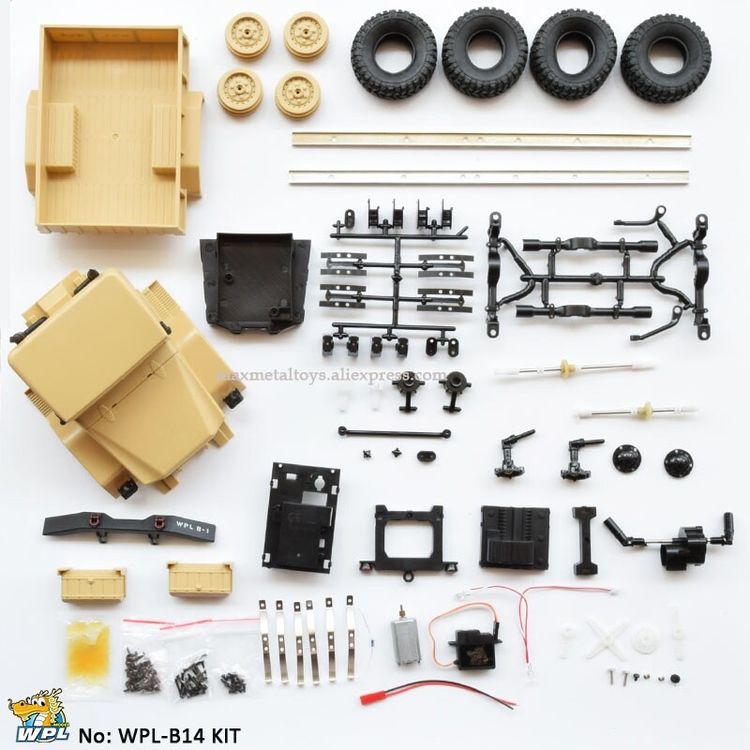 WPL B14 kit RC Crawler 4x4 „Reo M35“ Pickup Truck LKW *Neu* | Kaufen auf Ricardo