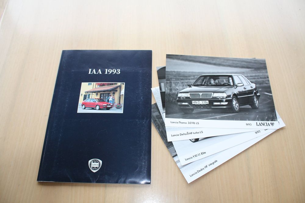 Lancia Pressemappe IAA 1993 mit Fotos (Gebraucht) in Wikon für CHF 12 ...