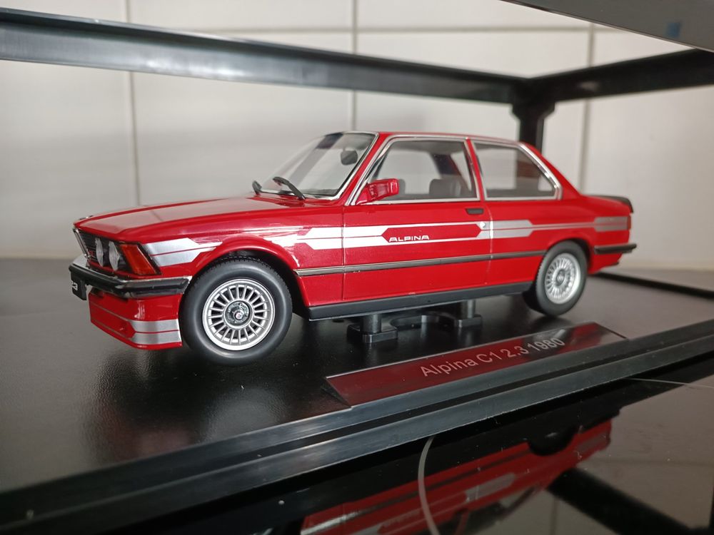BMW Alpina C1 2.3 E21 1980 rot KK Scale 1/18 NEU/OVP (Neu und ...