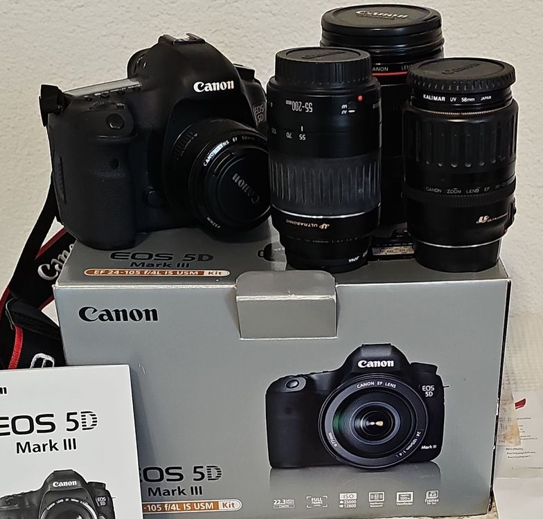 Canon EOS 5D Mark III Kamera-Set mit Objektiven (Gebraucht) in ...