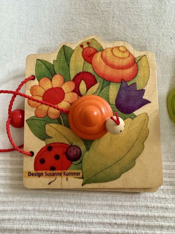 Holzbuch Schnecke Marienkäfer Design Susanne Kummer neuwerti | Kaufen ...