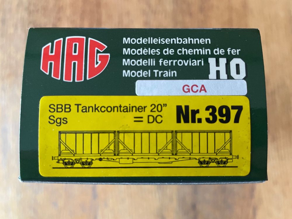 HAG H0 397 Tankcontainer | Kaufen auf Ricardo
