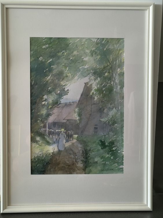 Aquarell Johannes M. Gutekunst dat/sign. 1997 FaramazFrance (Gebraucht) in Remetschwil für CHF ...