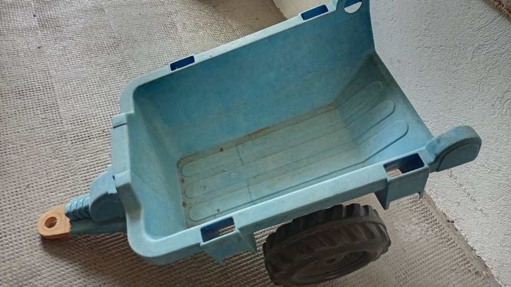 Kindertrettraktor Big Jake Loader mit Schaufel und Anhänger (Gebraucht ...