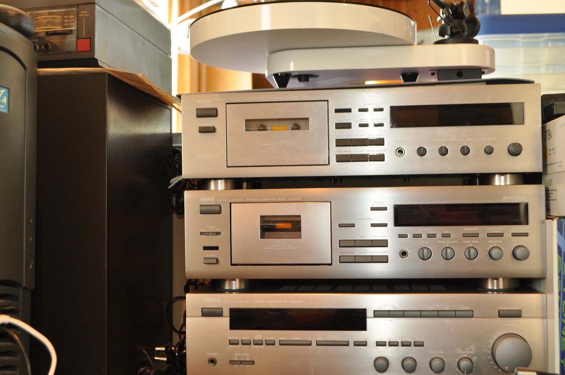 Yamaha Natural Sound Stereo Cassette Deck KX-650 * Titan (Defekt) in ...