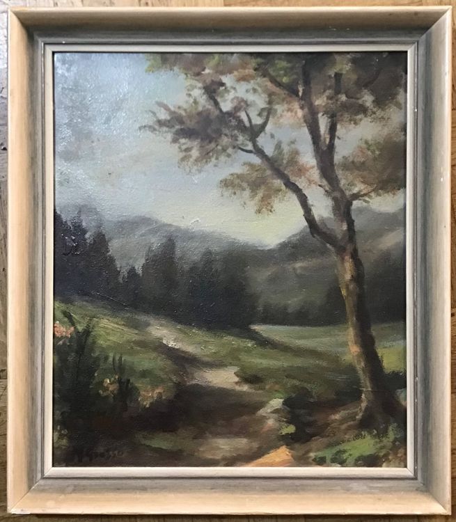 Landschaft Gemälde Unleserlich Signiert (Gebraucht) in Root für CHF 10 – mit Lieferung auf ...