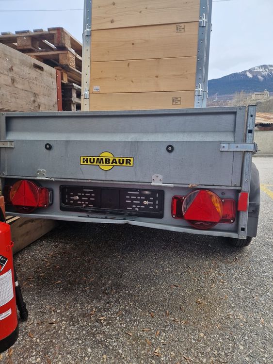 Remorque HUMBAUR HA 750 UG (Gebraucht) in Sion für CHF 313 – nur ...