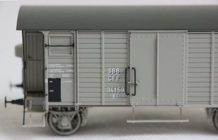 SBB H0 47854 Gedeckter Güterwagen K2 der SBB/CFF 34159, neu (Neu und ...