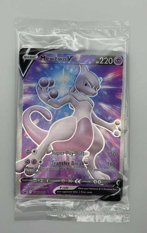 Pokémon Go Mewtwo V Promo Karte (Neu und originalverpackt) in Rombach ...