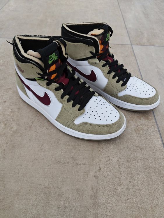 JORDAN 1 Zoom Air Comfort - neutral olive/altitude green | Kaufen auf ...