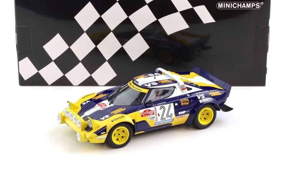Lancia Stratos HF24 Rallye SanRemo 1980 Minichamps 1:18 Ltd, (Neu und ...
