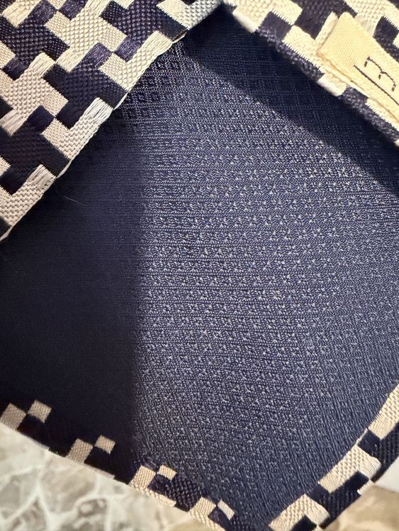 Cravatta Malo seta blu bianco pied de poule nuova (Gebraucht) in Lugano ...
