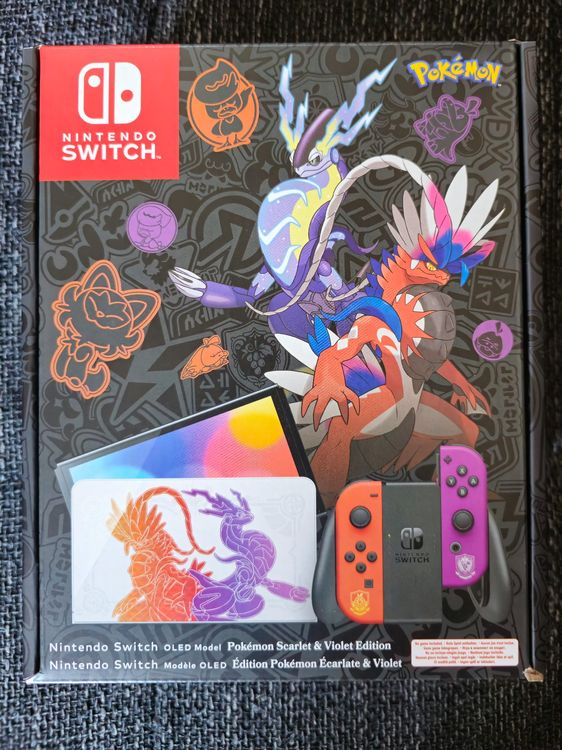 Nintendo Switch (OLED-Modell) Pokémon Edition 64GB (Neu und ...