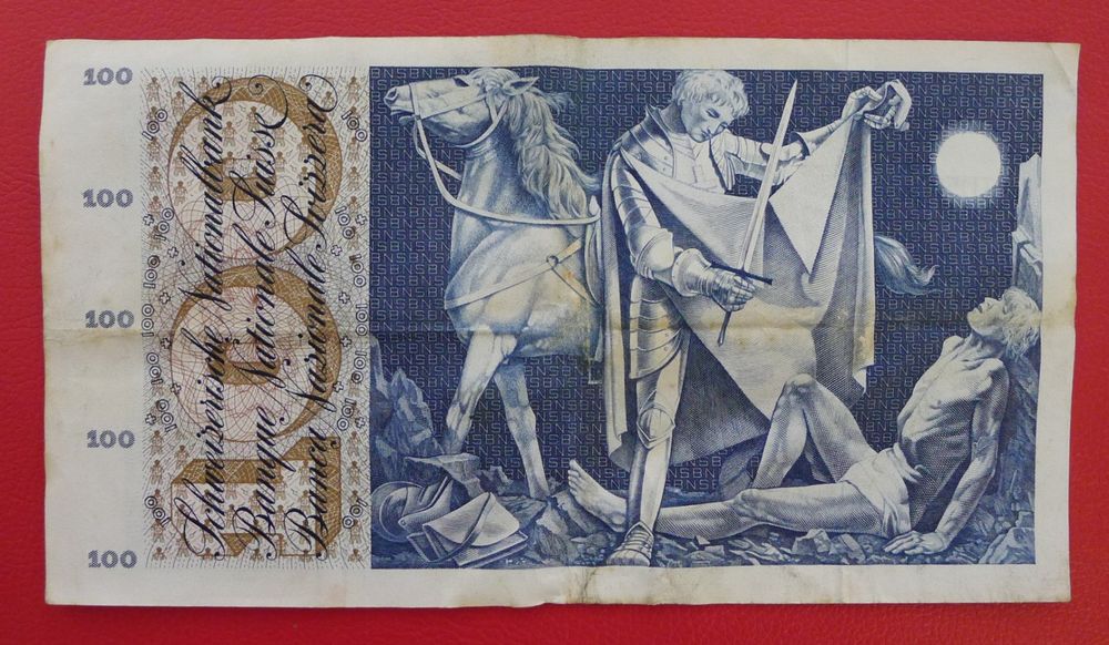 100er Note 1956 Schweiz, Schnäppli ! (Gebraucht) in Sursee für CHF 20 ...