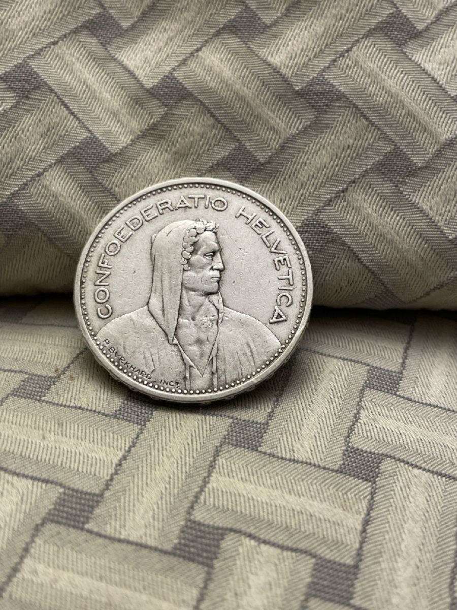 Pièce de 5fr année 1933 argent (D'occasion) à lausanne pour CHF 19 ...